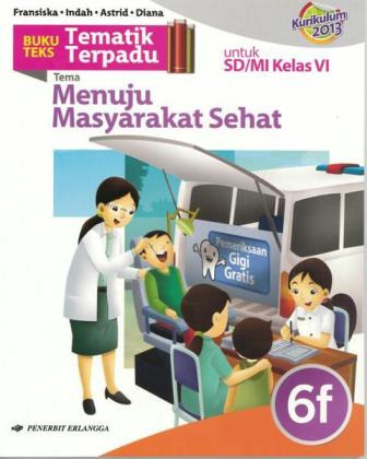 Jual Kurikulum 2013,K13N SD Tematik Terpadu 6F: Tema 6/K2013 dari penerbit Buku Erlangga ...