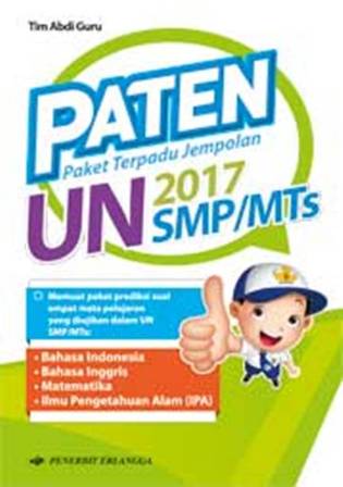 Jual Buku Soal Ujian UN Paten Un Smp/Mts 2017 dari penerbit Buku Erlangga Original Murah - Free ...