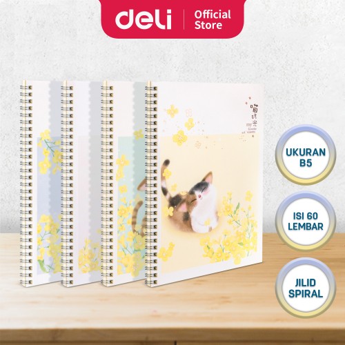 Jual Lecture Notes DELI SPIRAL NOTEBOOK LA560 dari penerbit DELI ...