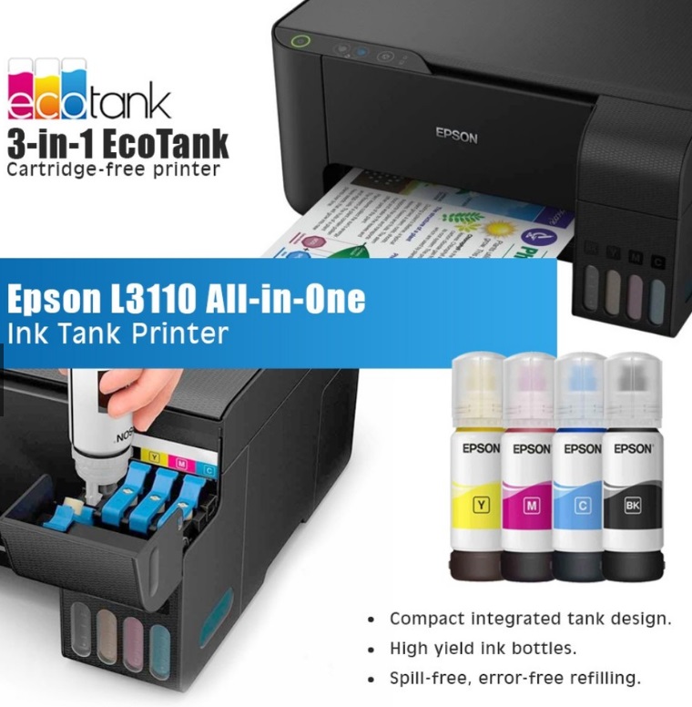 3210 Epson Epson L3210 Multi Functional Integrated Ink Tank Printer